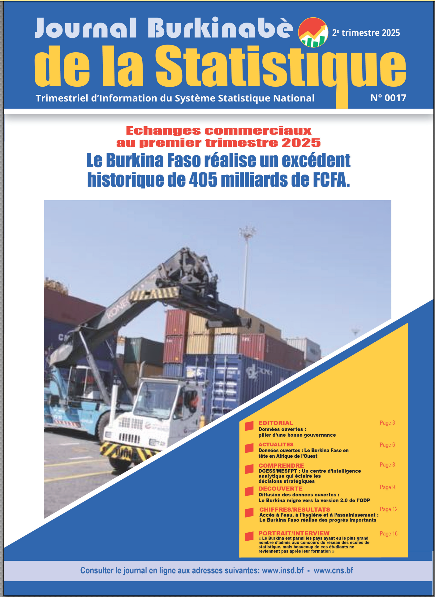 N°017 du journal Burkinabè de la statistique | INSD
